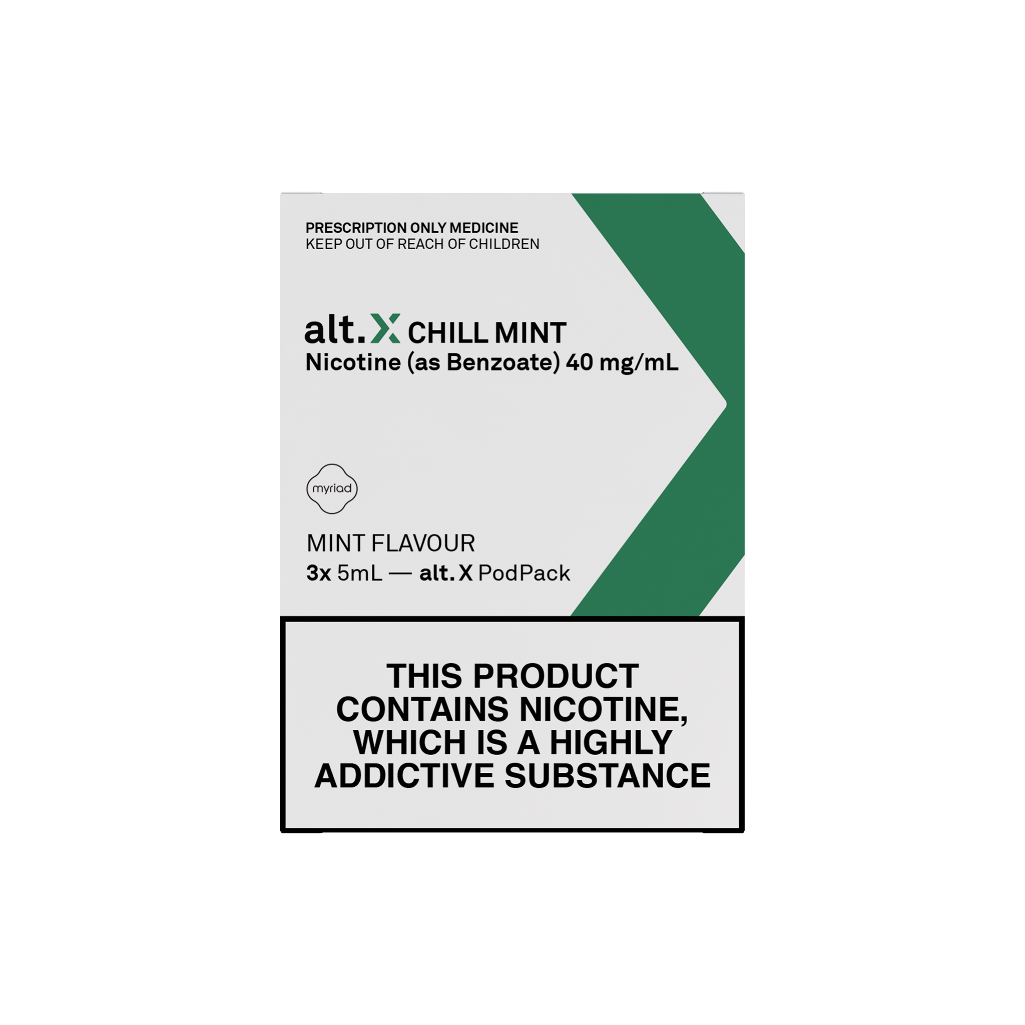 alt. X PODS CHILL MINT (3x5ML PODS)