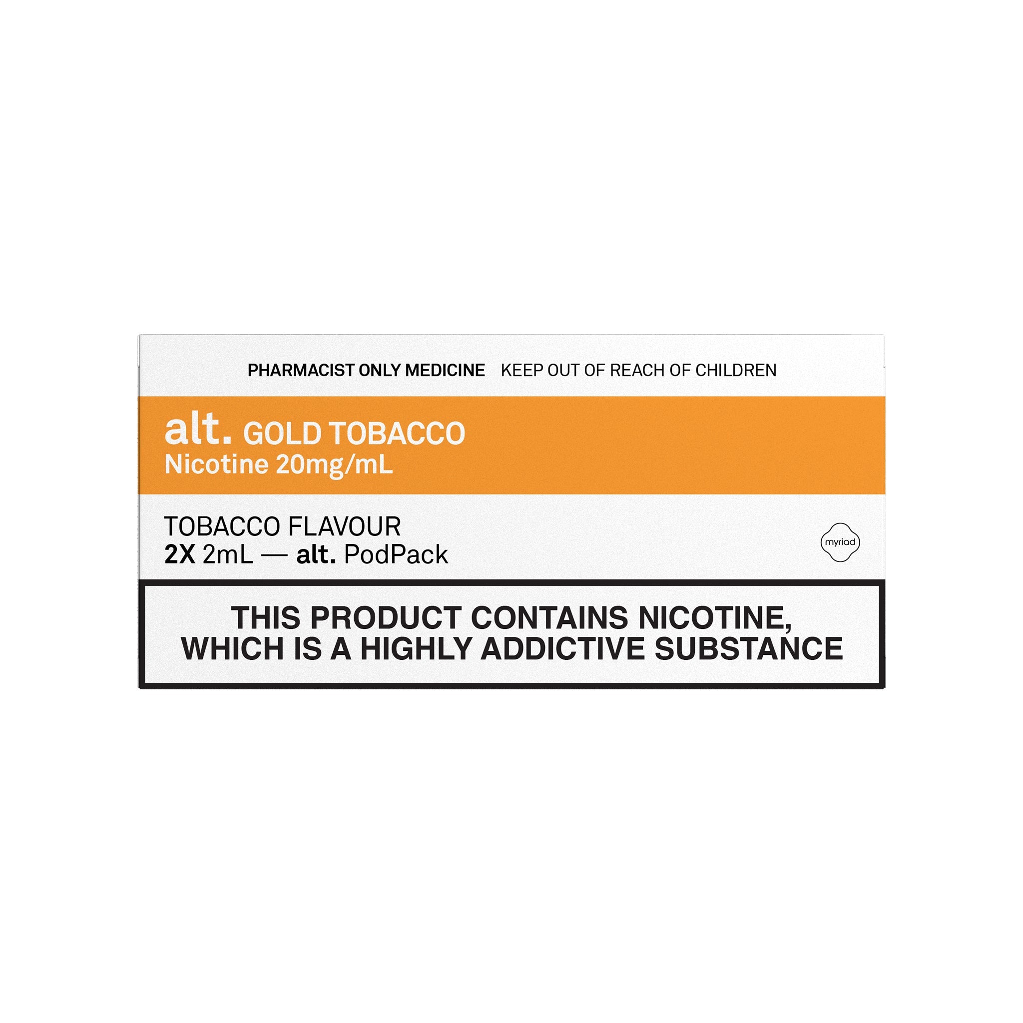 alt. PODS GOLD TOBACCO (2x2ML PODS)