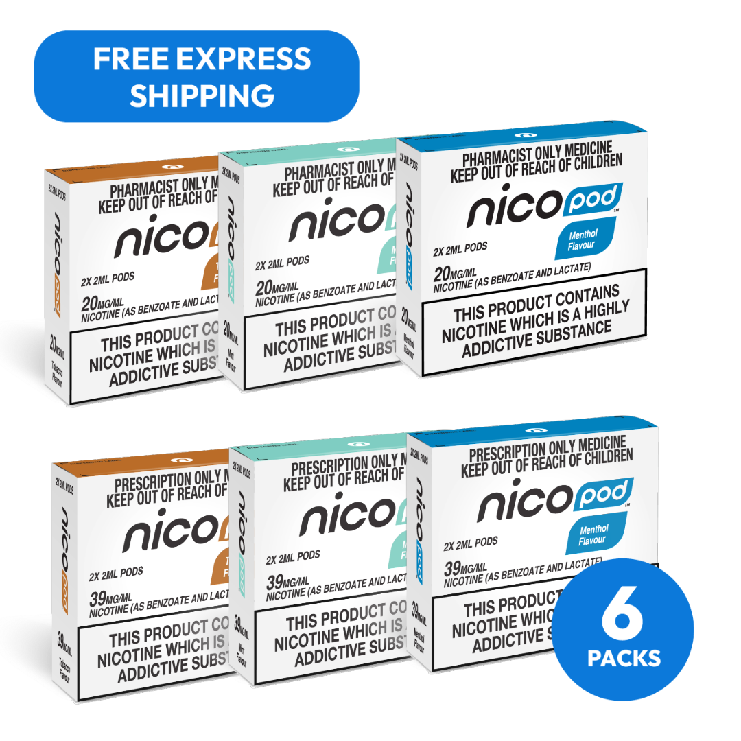 NICOPOD® 6 PACK PRE-FILLED PODS (12 PODS IN TOTAL)
