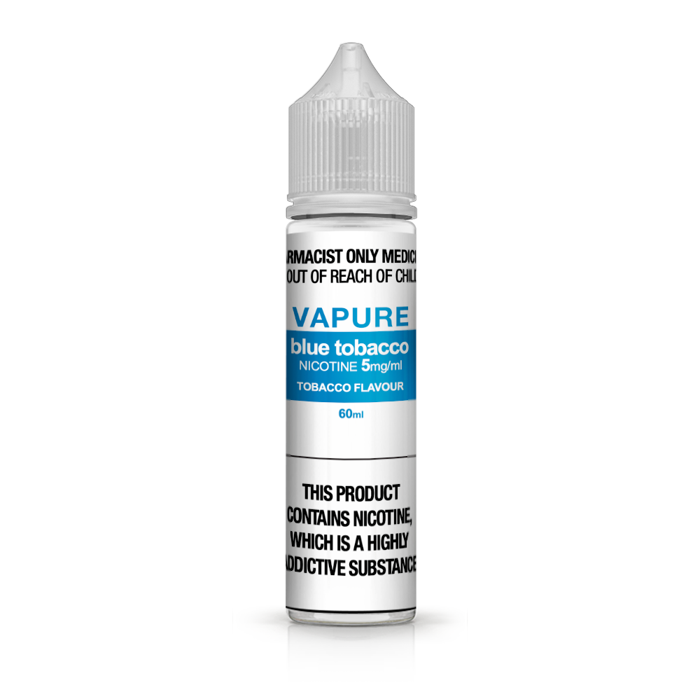 VAPURE (NYXA) BLUE TOBACCO FREEBASE (PREMIUM BLUE) (60ML BOTTLE)