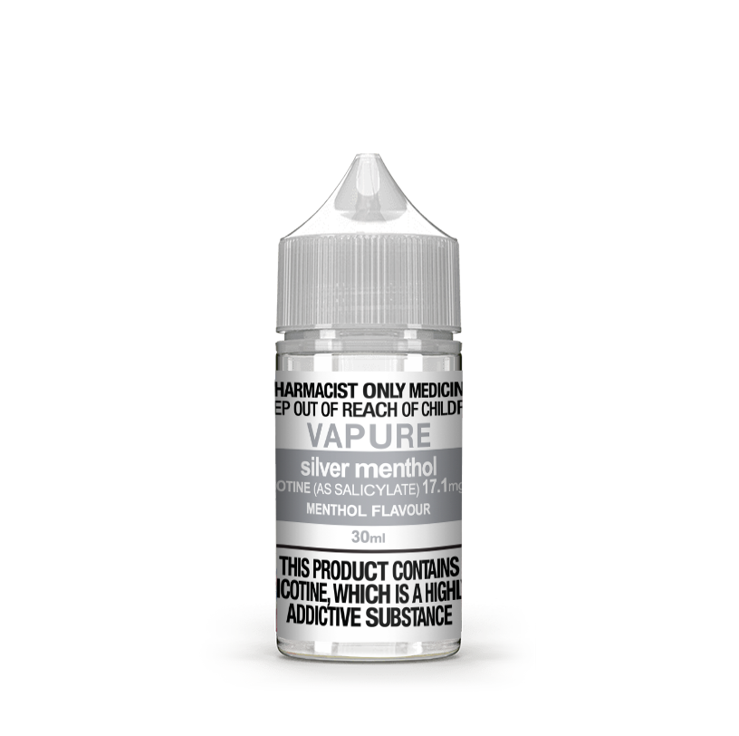 VAPURE (NYXA) SILVER MENTHOL NICOTINE SALTS (SWEET MENTHOL) (30ML BOTT